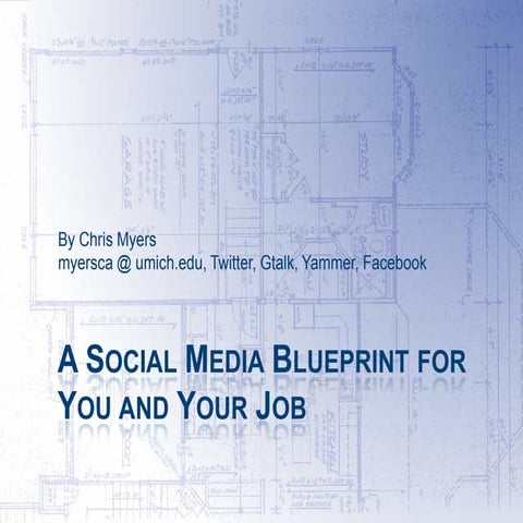 A Social Media Blueprint for You and Your Job | PPTX