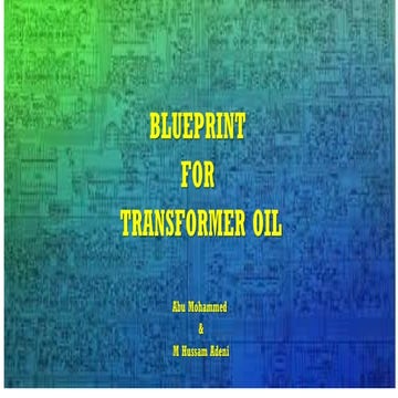 Furan Testing of Transformers Oil | PPTX