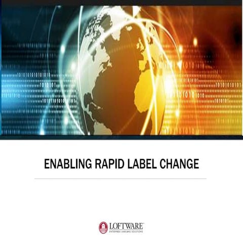 Enable Rapid Barcode Label Changes | PPT