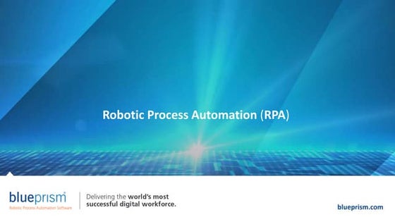 Blue Prism Training Demo | PPT