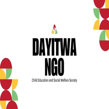 Dayitwa NGO | A Social Responsibility NGO | PDF