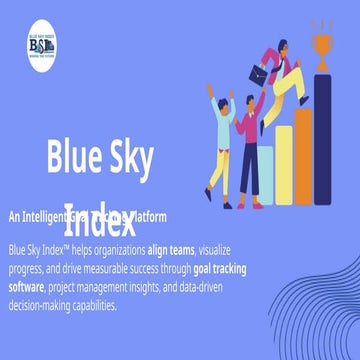 Optimizing Project Outcomes With Data | Blue Sky Index | PPTX