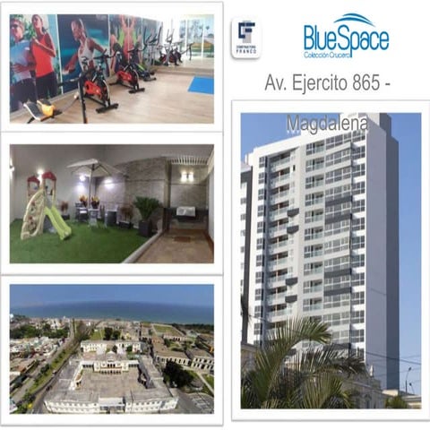 Blue space Depa 202 3 Dormitorios Ascensor Directo, Magdalena | PPTX