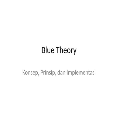 Blue Theory atau Blue Economy berkelanjutan .pptx