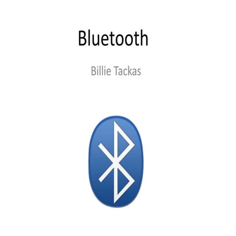 Bluetooth Pptx Consumer Electronics Technology And Computing