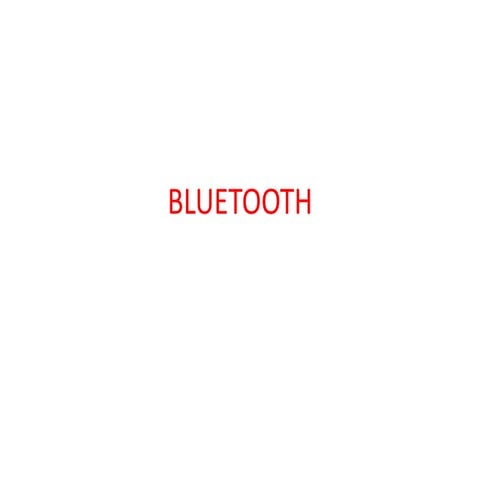 Bluetooth | PPT