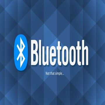 How Bluetooth works. Explained simply | PPTX