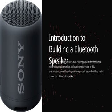 Bluetooth Speaker Mini Project Ece Pptx