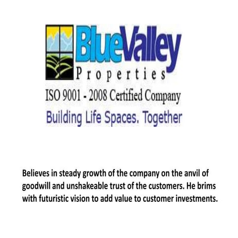 Bluevalley tranquil arc | PPTX