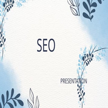 Seo{search engine optimization}Presentation | PPT