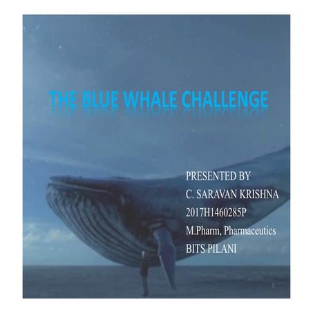 THE Blue whale challenge | PDF