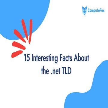 15 Interesting Facts About the .net TLD | PPT