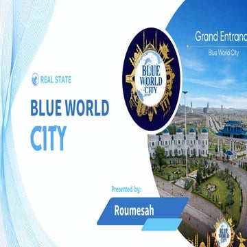 Blue world city map.pptx