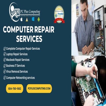 PC Plus Computing Computer Repair Services | PPT