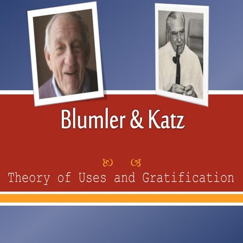 Blumler & Katz | PPTX