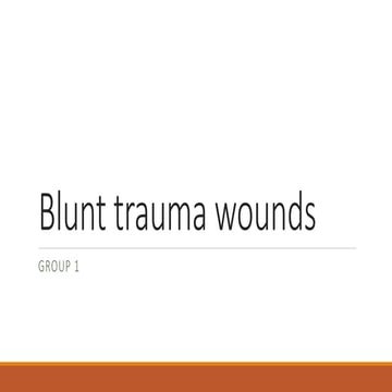 Blunt Trauma
