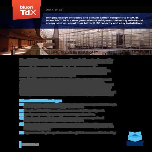 Bluon TdX 20 Advantages - Bluon HVAC Solutions | PDF | Power and Energy ...