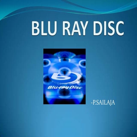 Blu ray disc | PPTX