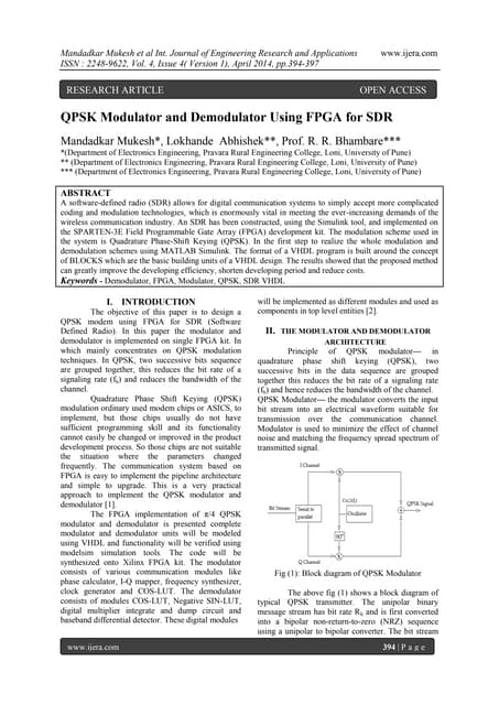 QPSK(quadrature phase shift keying) Introduction | PPTX