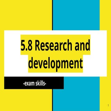 Fundamentals of Research and Development | PPT