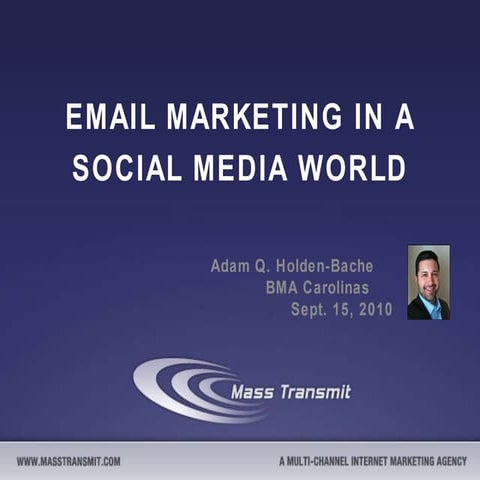Social Media OR Email Marketing | PPTX