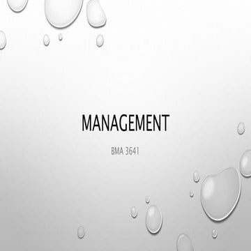 Bma 3641 ppt 2 | PPTX