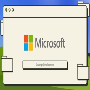 STRATEGIC MANAGEMENT - A MICROSOFT COMPANY ANALYSIS | PPTX