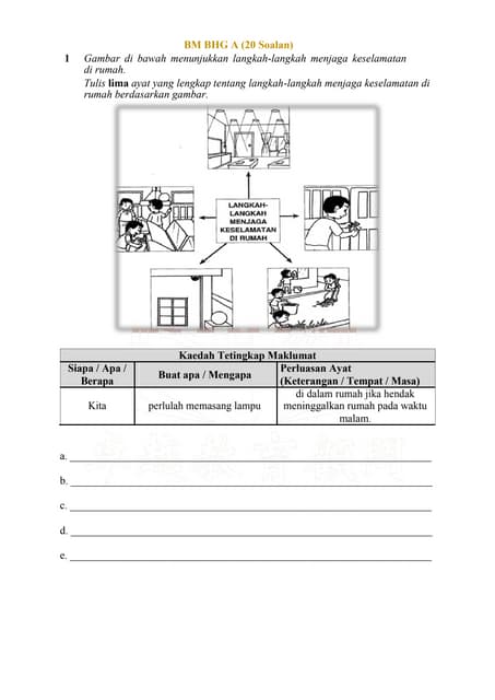 Bahasa Inggeris Form 2 (Paper 2) Writing | DOCX