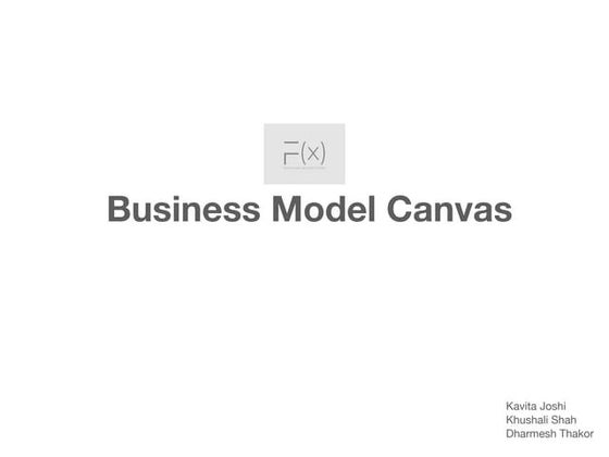 Business model you template | PDF