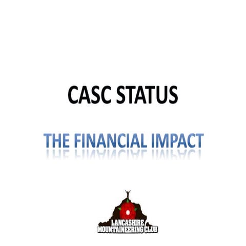 CASC Status - The financial impact | PPSX