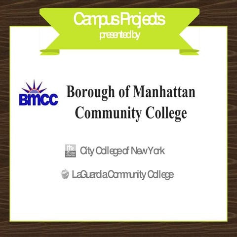 BMCC, City College of New York, LaGuardia CC | PPT