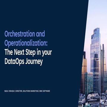 Dataops Control Ms Role In Data Pipeline Orchestration Ppt