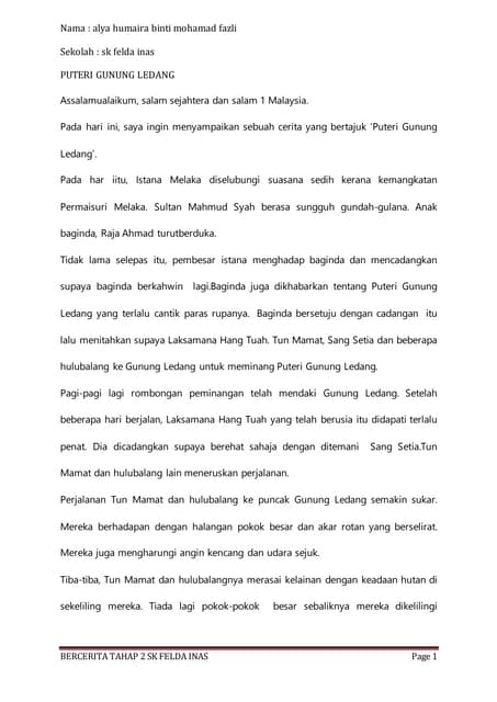 Program nilam (sinopsis) | DOCX