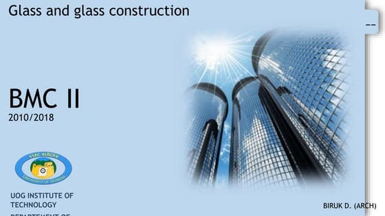 Glass - Building Material | PPT