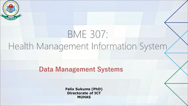 Health management information system | PPTX