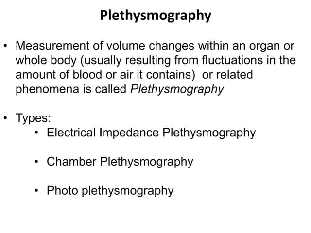 Impedance plethysmography Technique.pptx