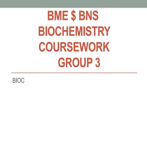 PRESENTATION FOR BIOCHEM WORK BY RONALDN | PPTX