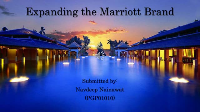 Marriot ppt | PPT