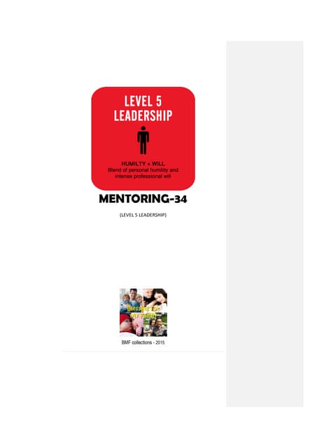 The five levels of leadership | PPT | Executive Leadership & Management ...