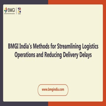 BMGI India’s Methods for Streamlining Logistics Operations and Reducing Delivery Delays.pdf