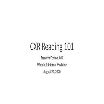 Chest Xray reading 101 or Chest Radiography | PPTX
