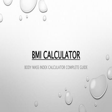 BMI Calculator slid.pptx