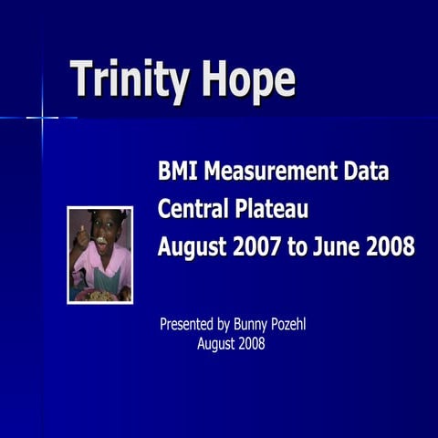 BMI Measurements by Trinity/HOPE | PPT | Children\'s Health | Healthy ...