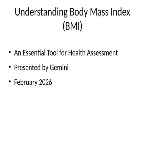 body mass index and weight managemet.pptx