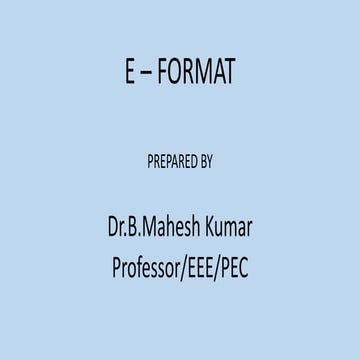 BMK E-Format.pdf all e format is discussed | PPT