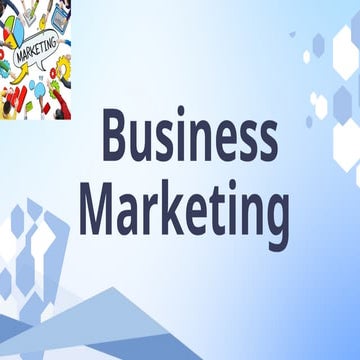 BUSINESS MARKETING LESSON 5 Developing the Marketing Mix | PPTX