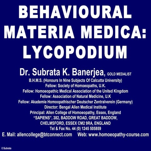 Bmm lycopodium | PPT | Nail Care | Beauty