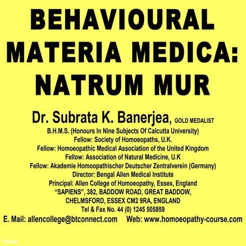Bmm natrum muriaticum | PPT