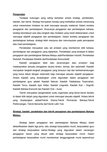 Contoh Refleksi Assignment IPG | DOCX