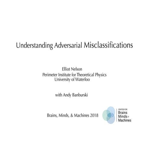 Understanding Adversarial Examples | PPT